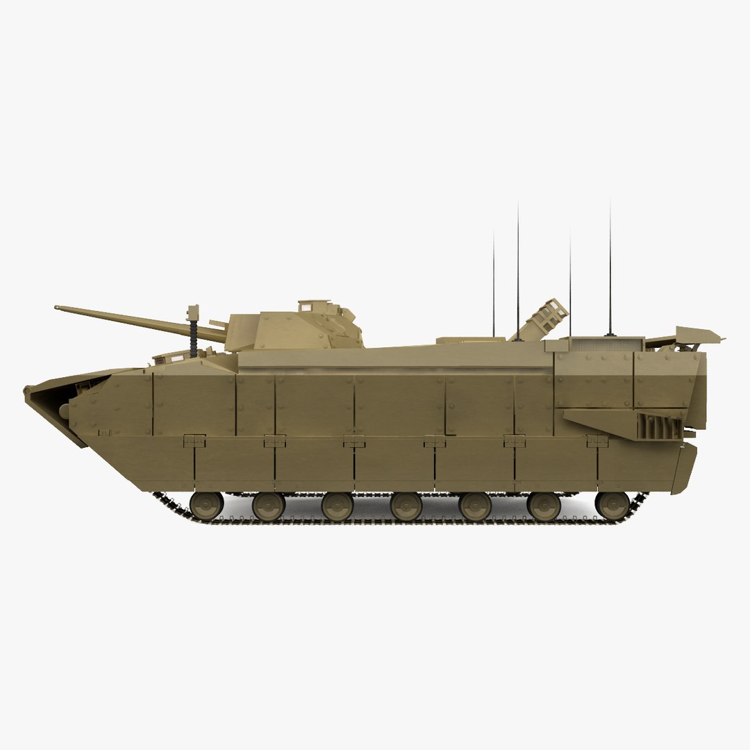 3d Model Expeditionary Fighting Vehicle Efv
