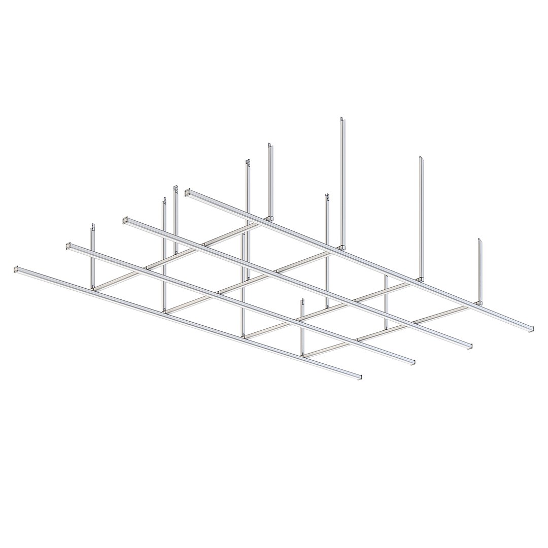 Factory Ceiling Beams Model - TurboSquid 2255239