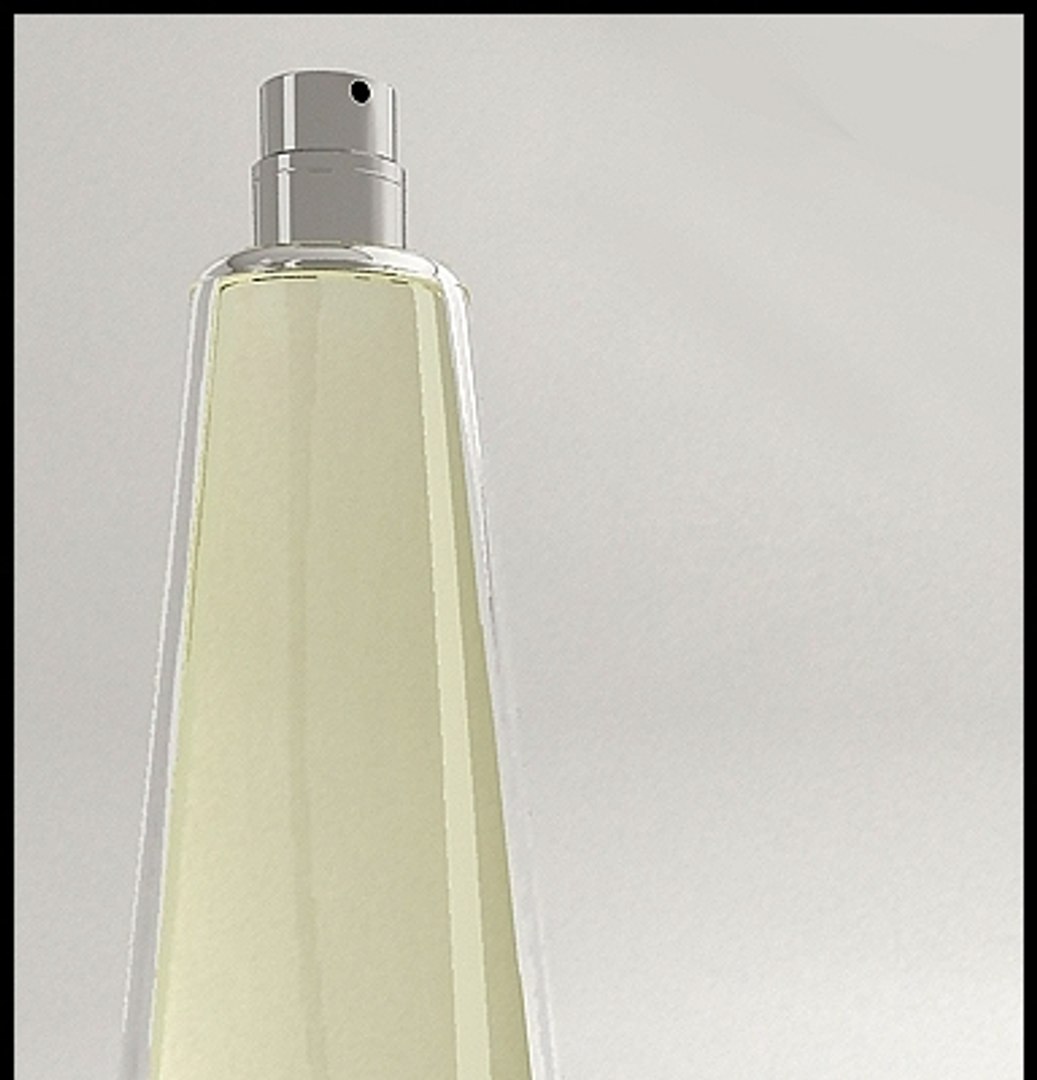 3d Model Of Miyake Perfume Bootle