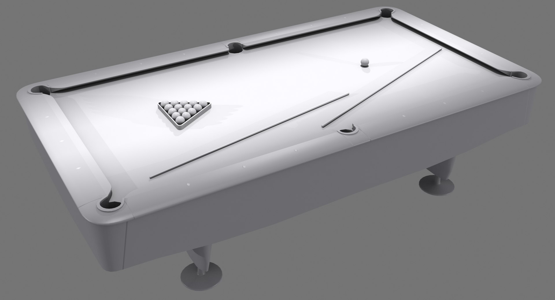 pool table 3d max