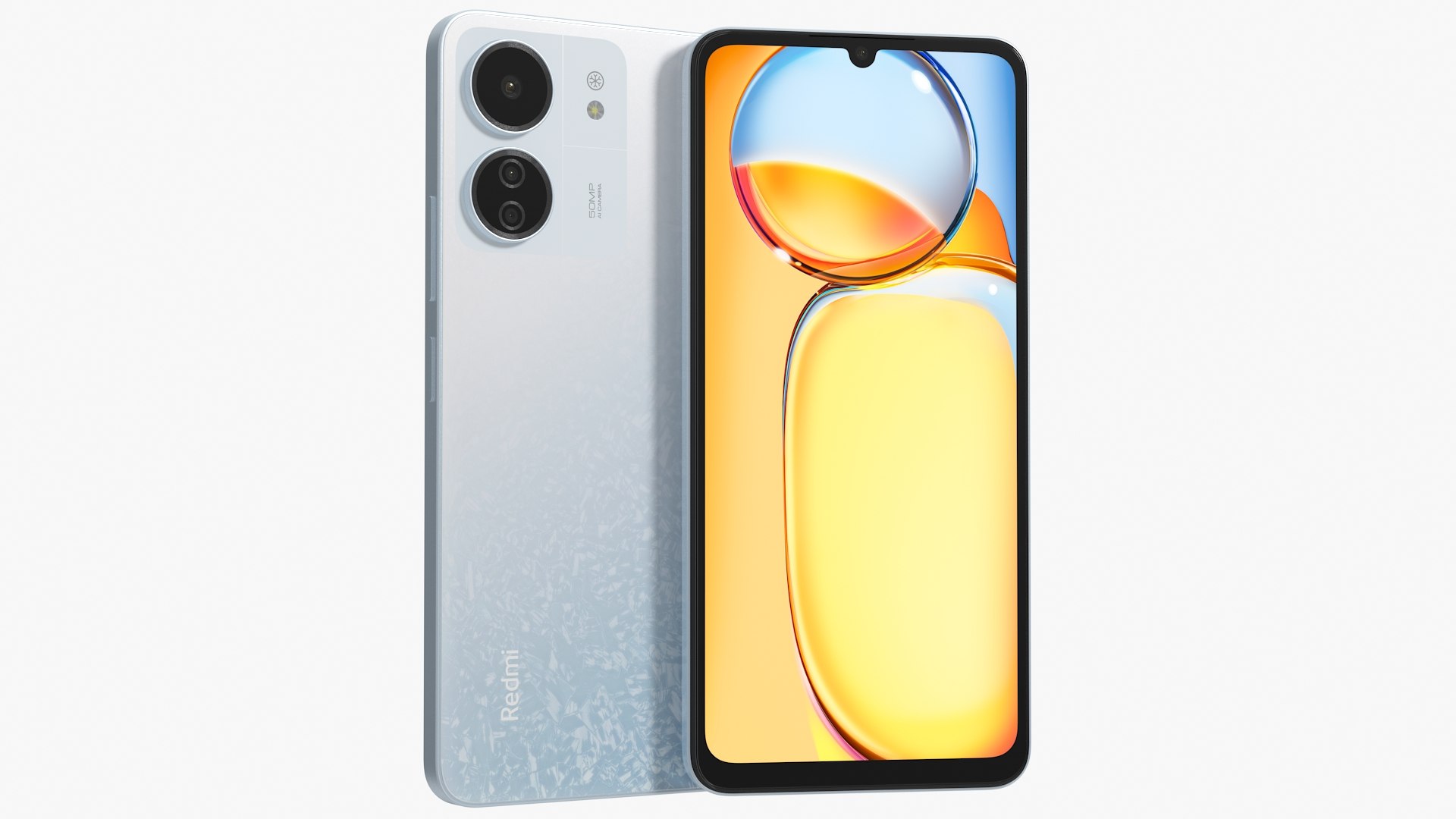 3D Xiaomi Redmi 13C White - TurboSquid 2165298