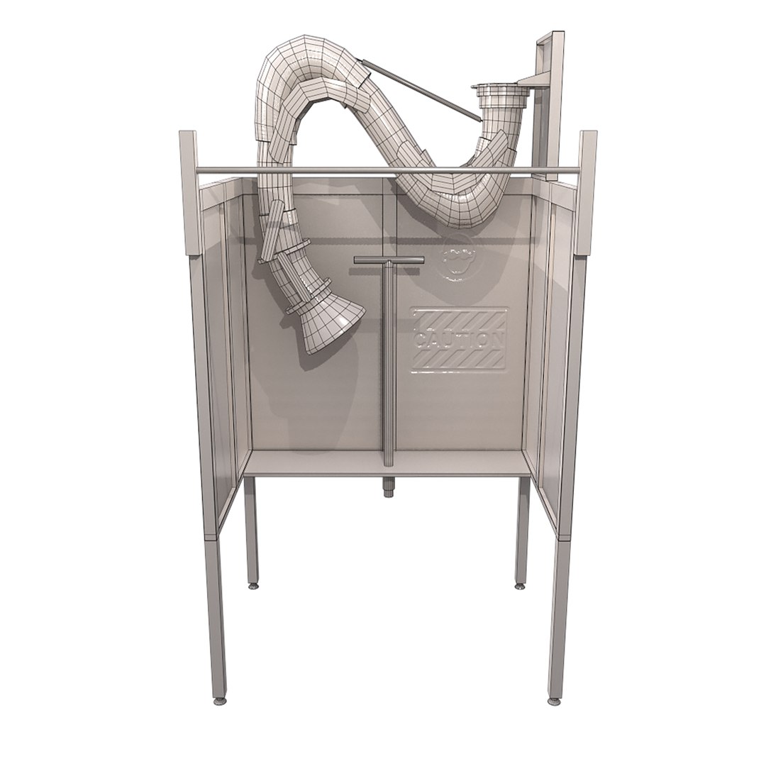 Welding Booth Model - TurboSquid 2128169