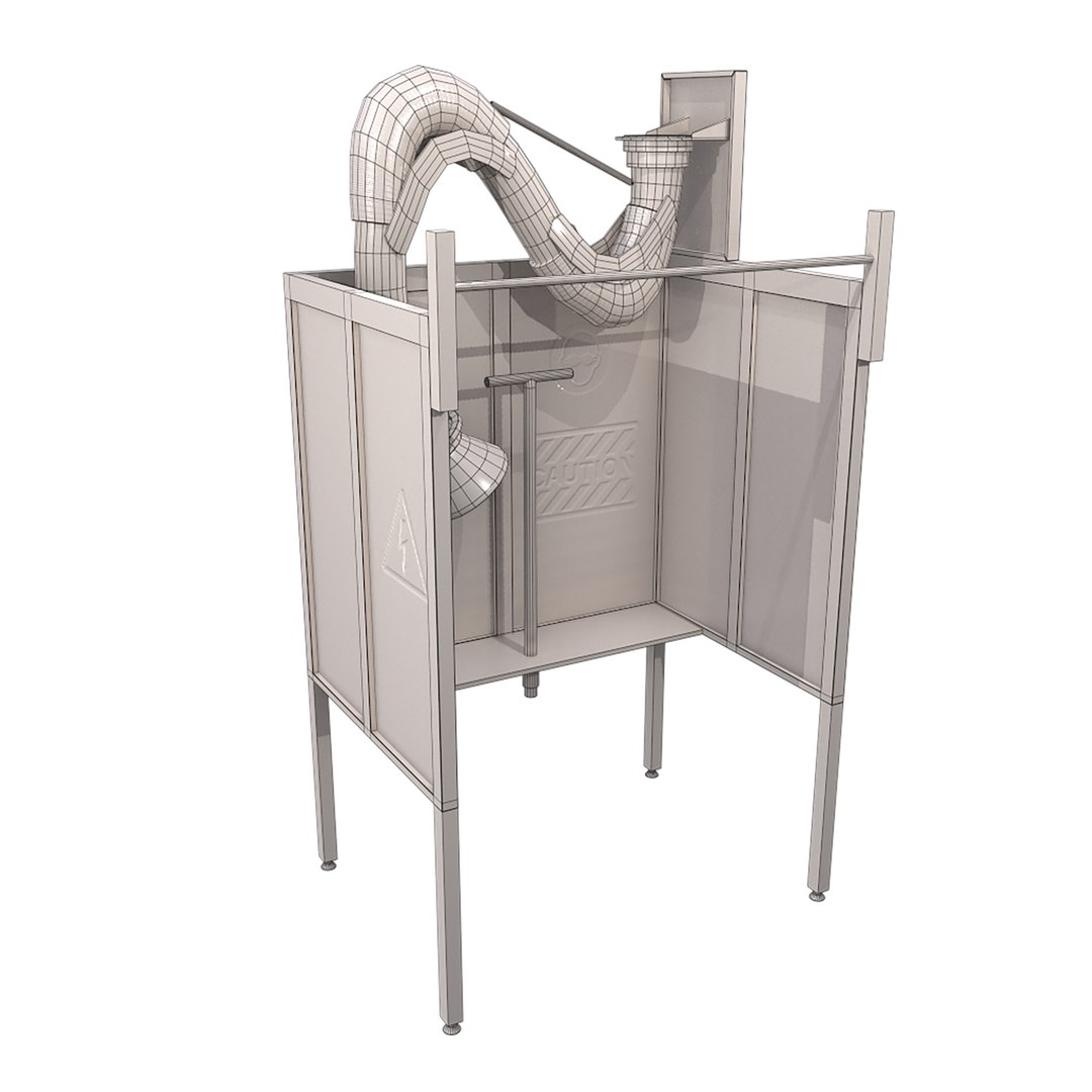 Welding Booth Model - TurboSquid 2128169
