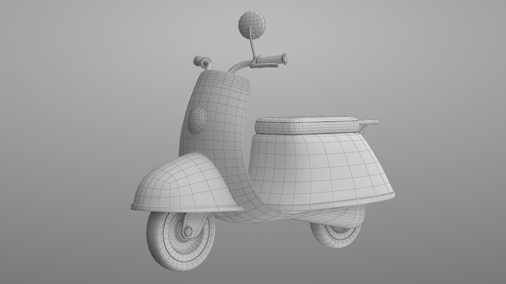 Scooter Cartoon PBR 3D Model - TurboSquid 2085231