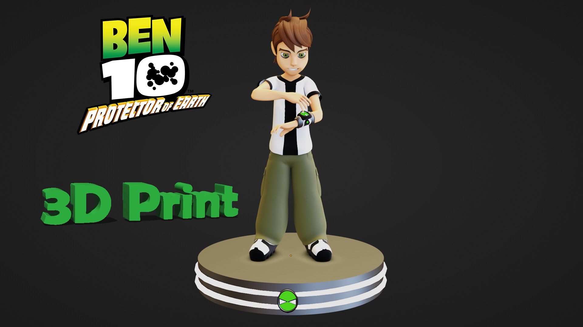 3D Model Ben 10 3D Print Model - TurboSquid 2417612