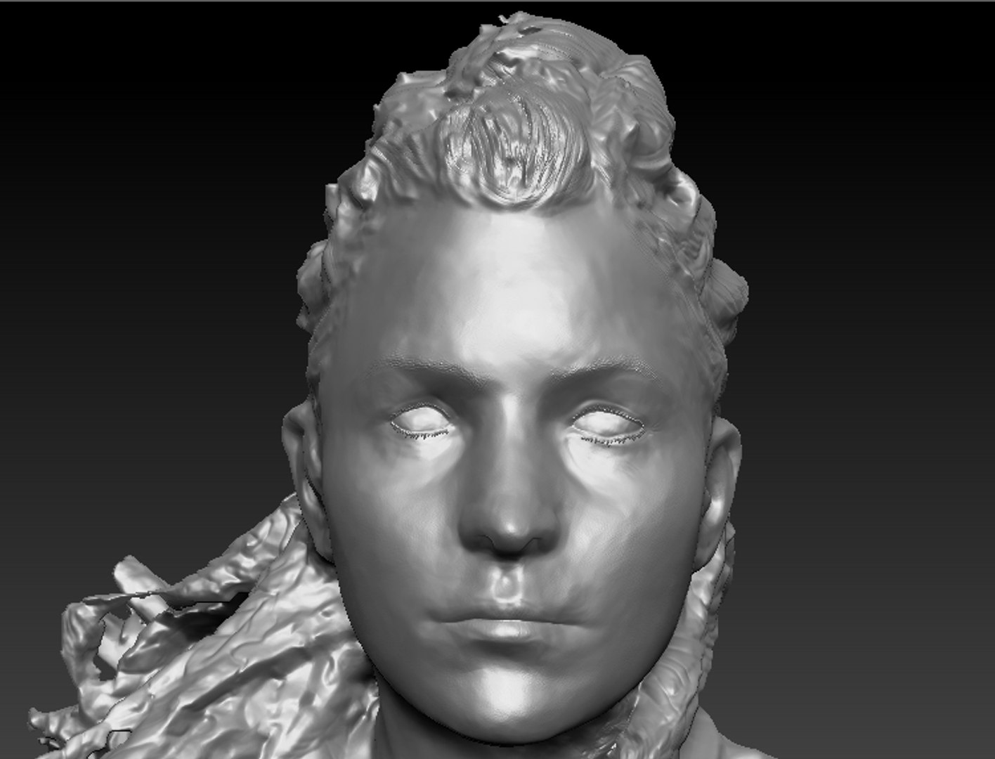 Face Aloy Horizon Zero Model - TurboSquid 1186998