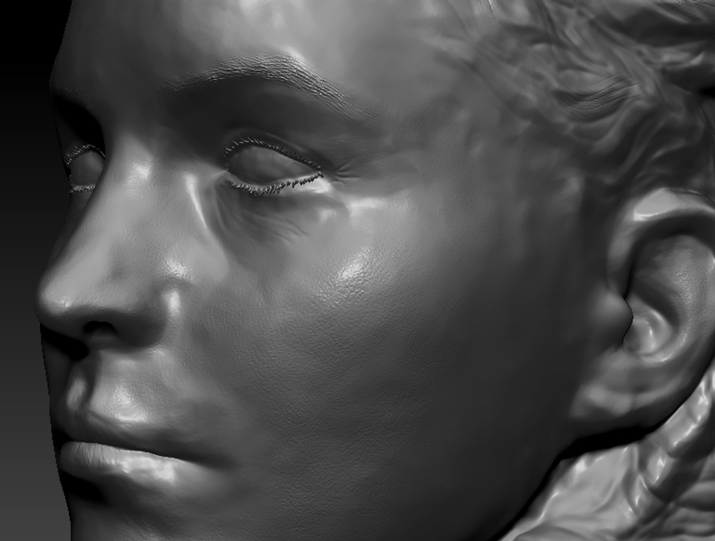 Face Aloy Horizon Zero Model - TurboSquid 1186998