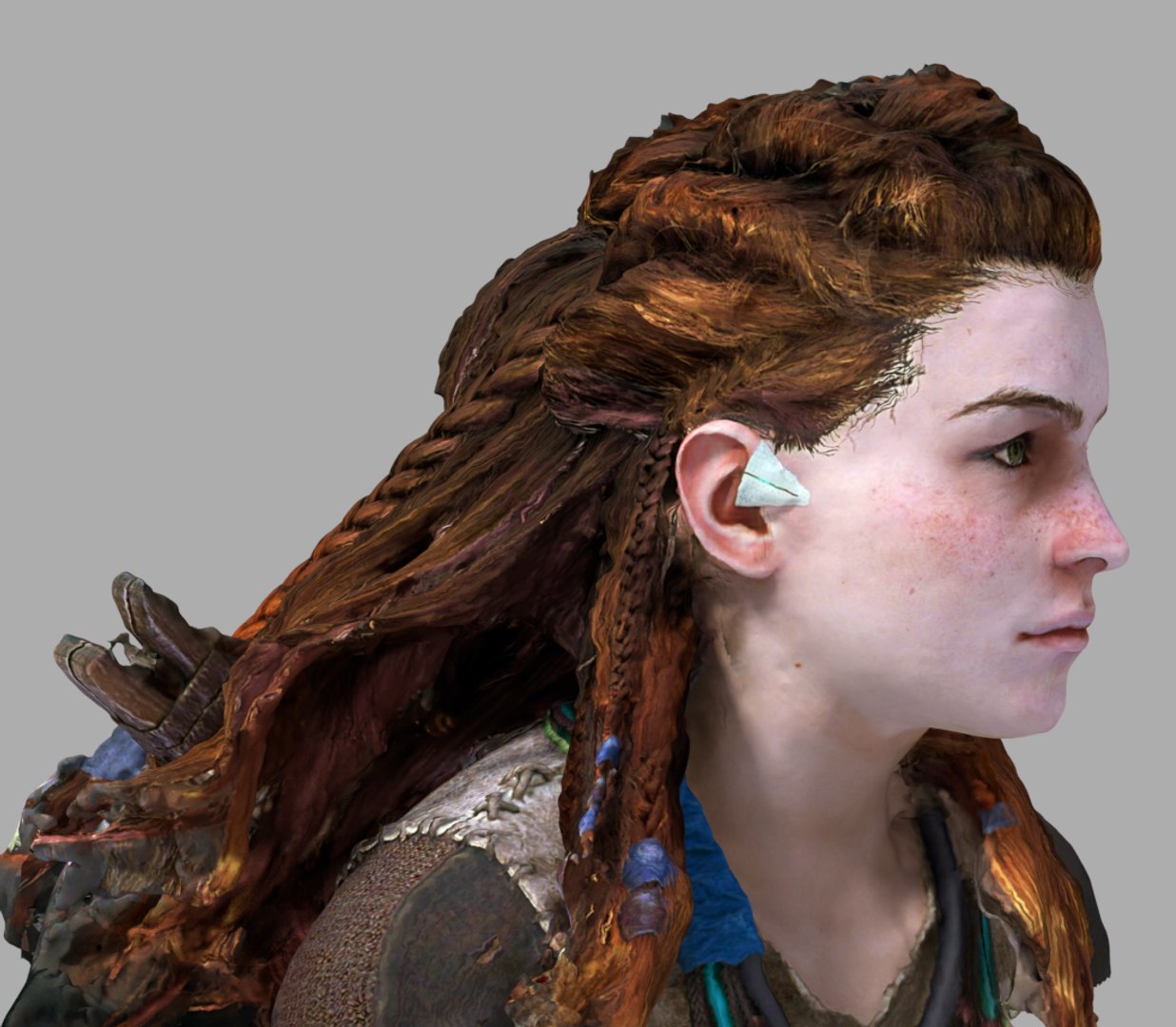 Face Aloy Horizon Zero Model - TurboSquid 1186998