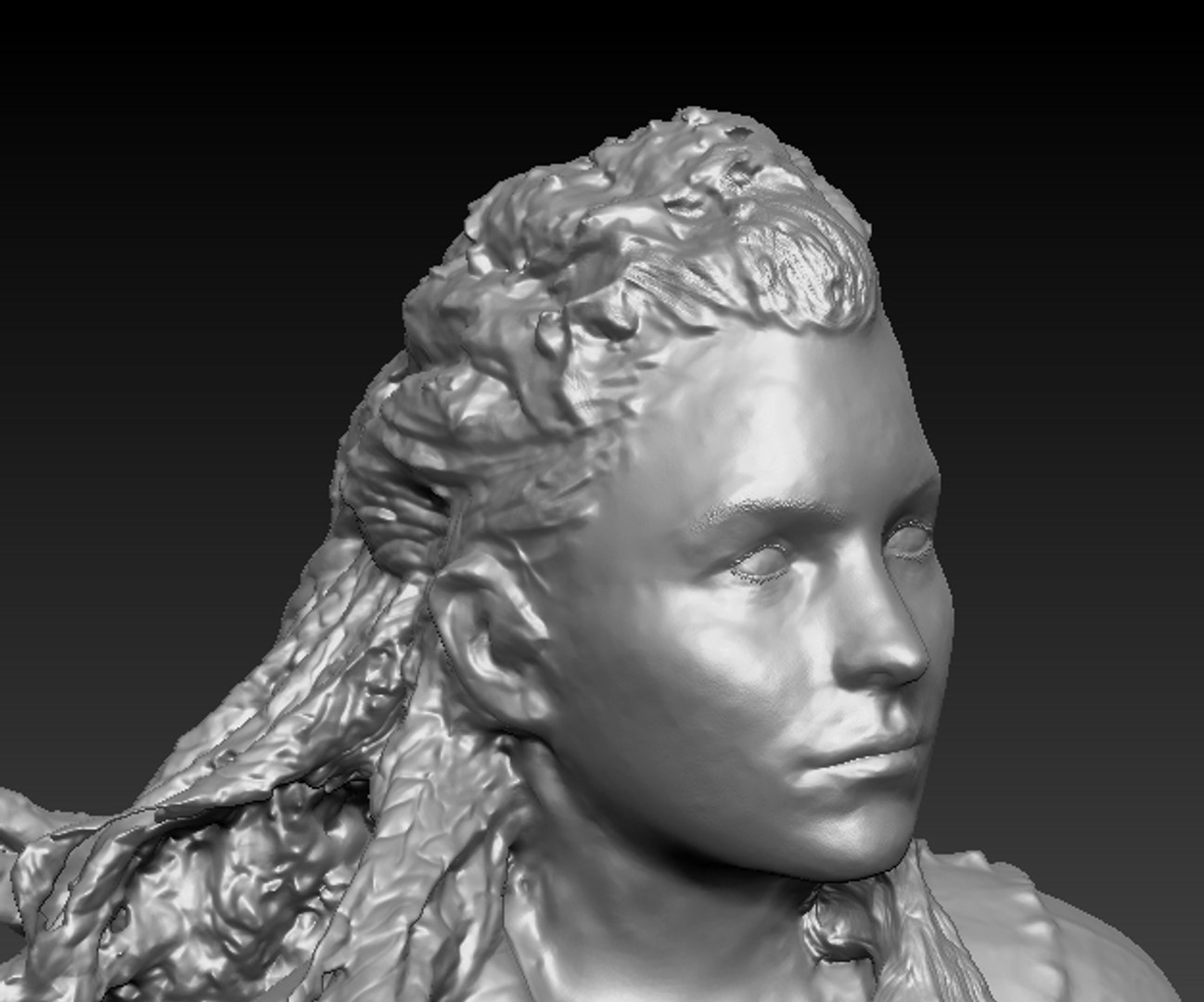 Face Aloy Horizon Zero Model - TurboSquid 1186998