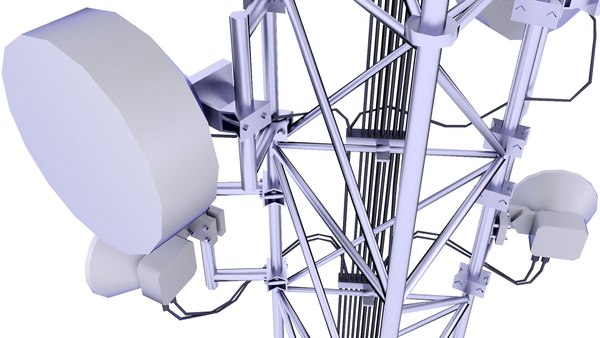 Cell Tower 10 Low 3D model - TurboSquid 1822576