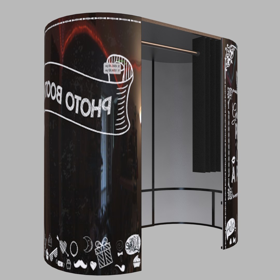 3D Photo Booth Model - TurboSquid 1343270