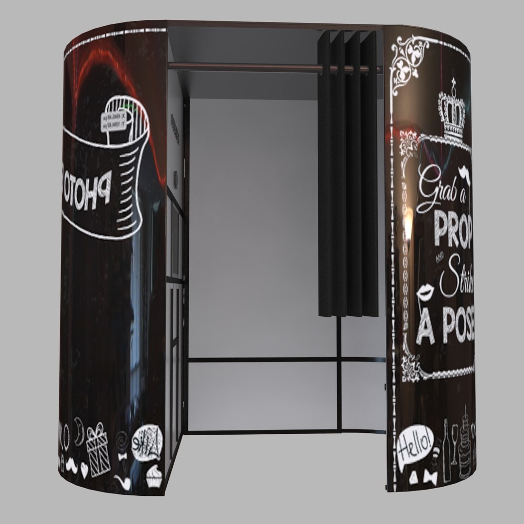 3D Photo Booth Model - TurboSquid 1343270