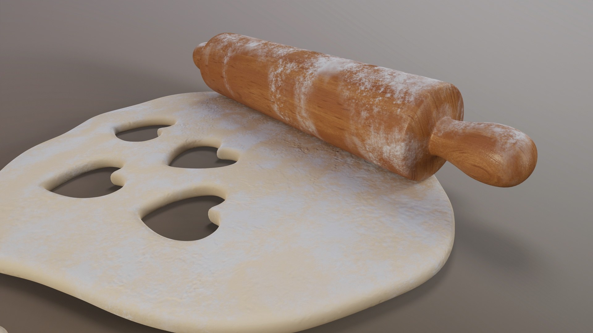 3D Cookies Dough Model - TurboSquid 2200101