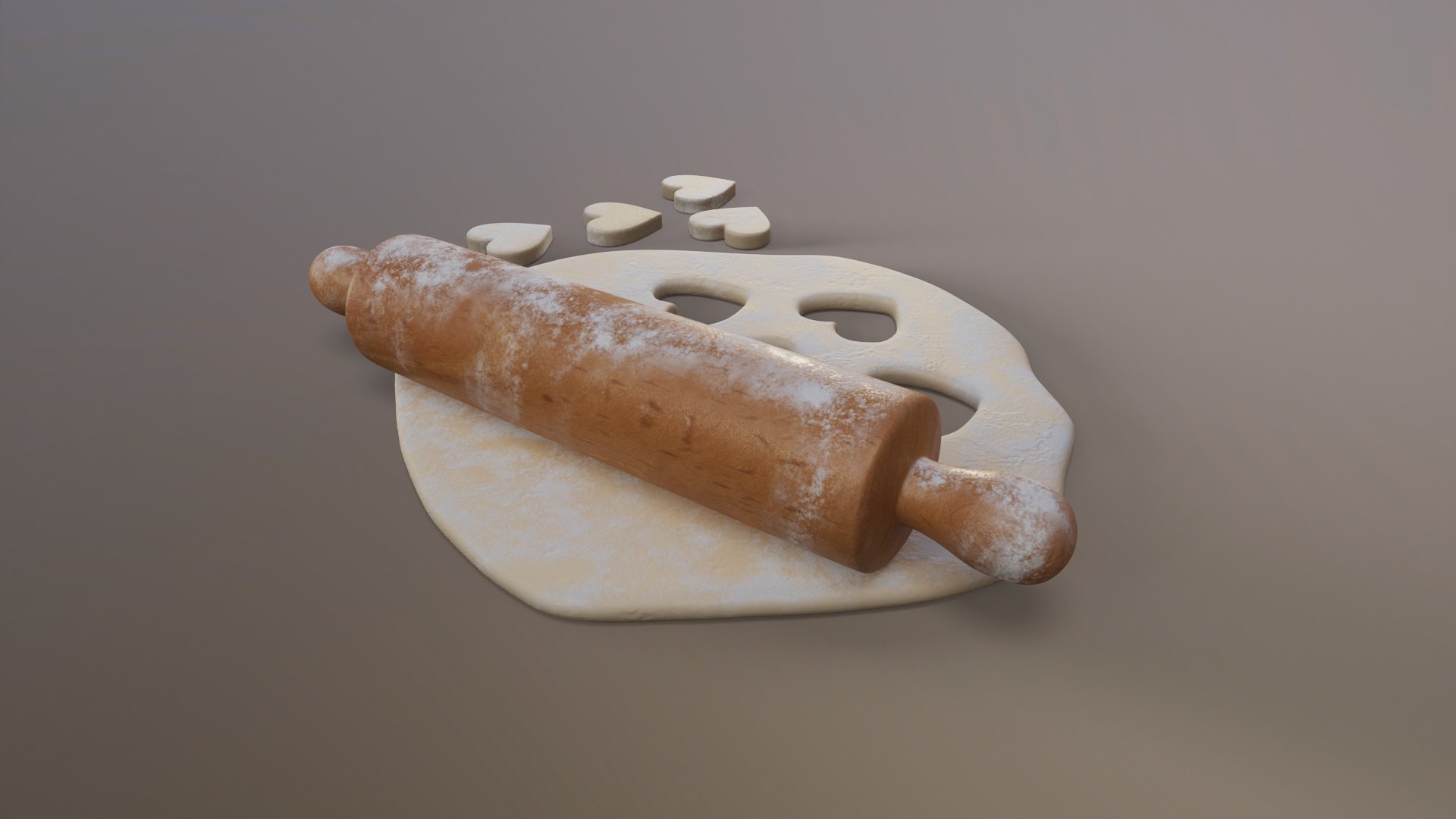 3D Cookies Dough Model - TurboSquid 2200101