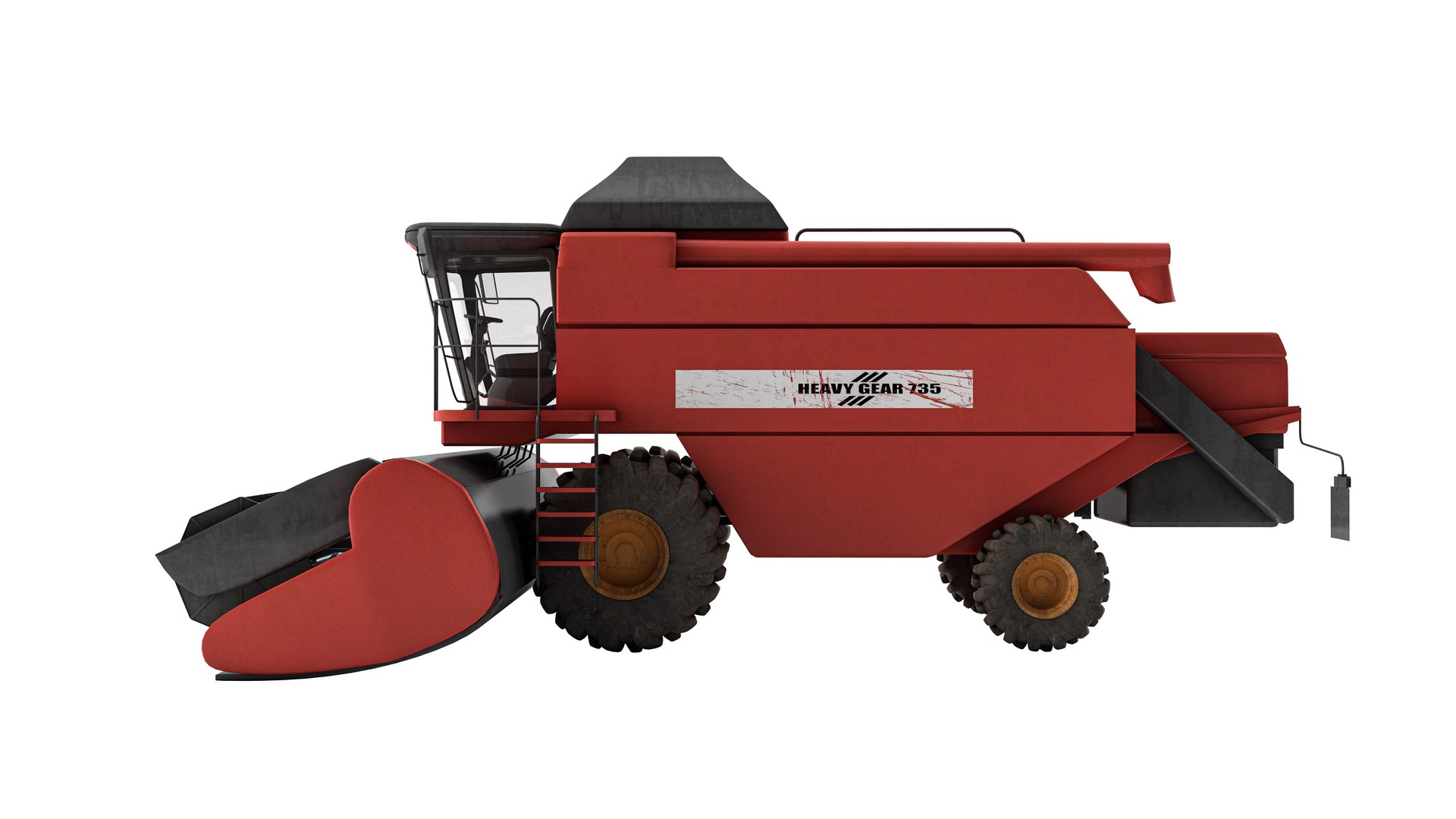 Combine Harvester 02 3D Model - TurboSquid 2227083