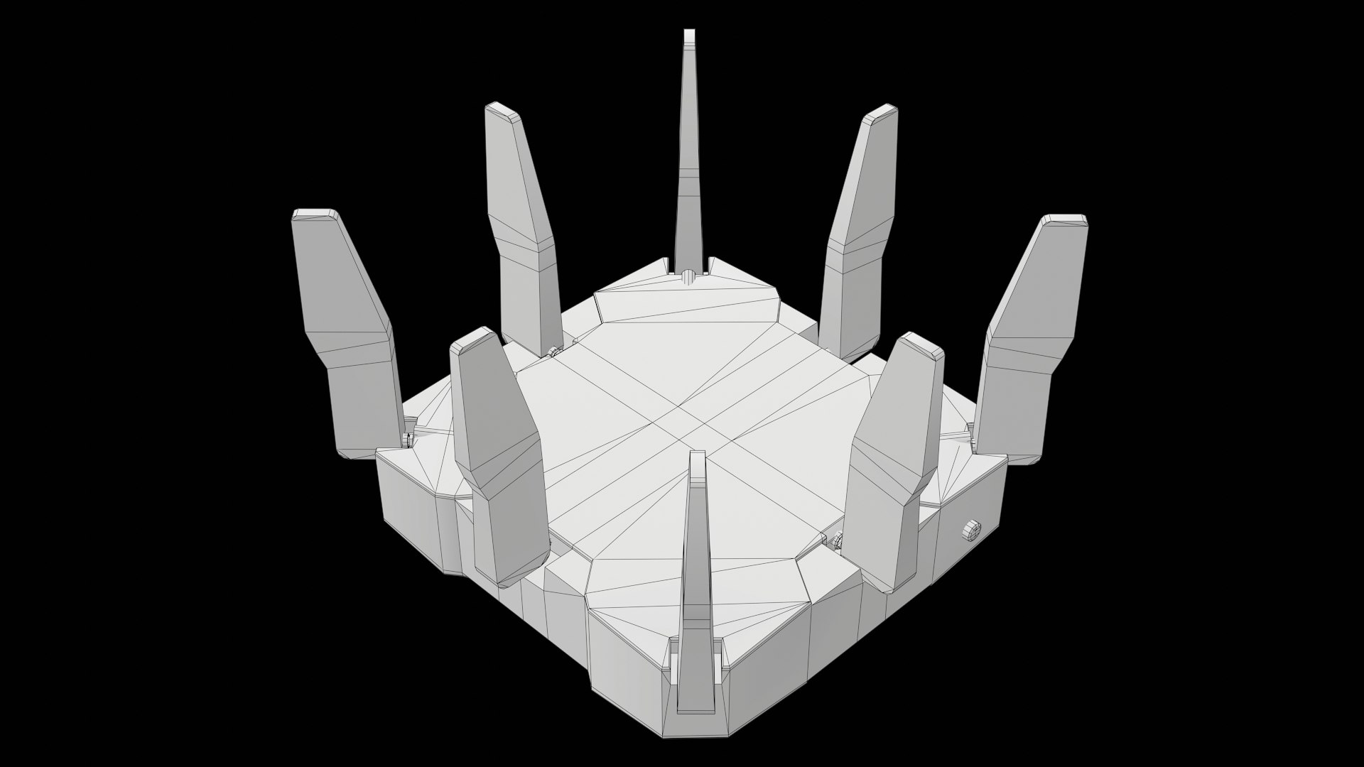 3D Gaming WiFi Router - TurboSquid 2339337