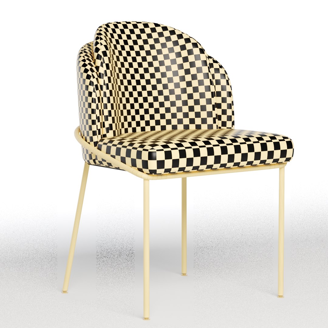3D Angelo Dining Chair Model - TurboSquid 2194409