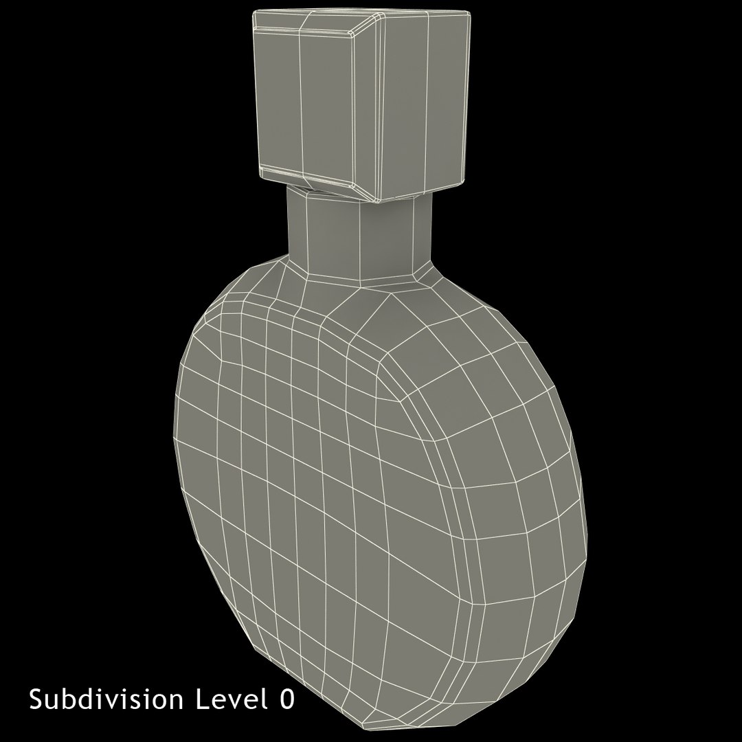 3d cologne bottle 2 model