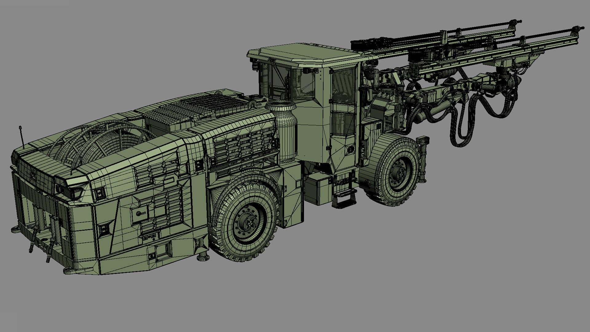 Underground Mining Drill Rigs 3D model - TurboSquid 2080961