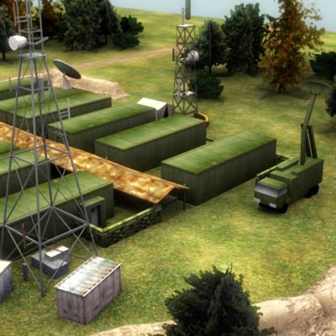 Dcrc Command Post Military 3ds