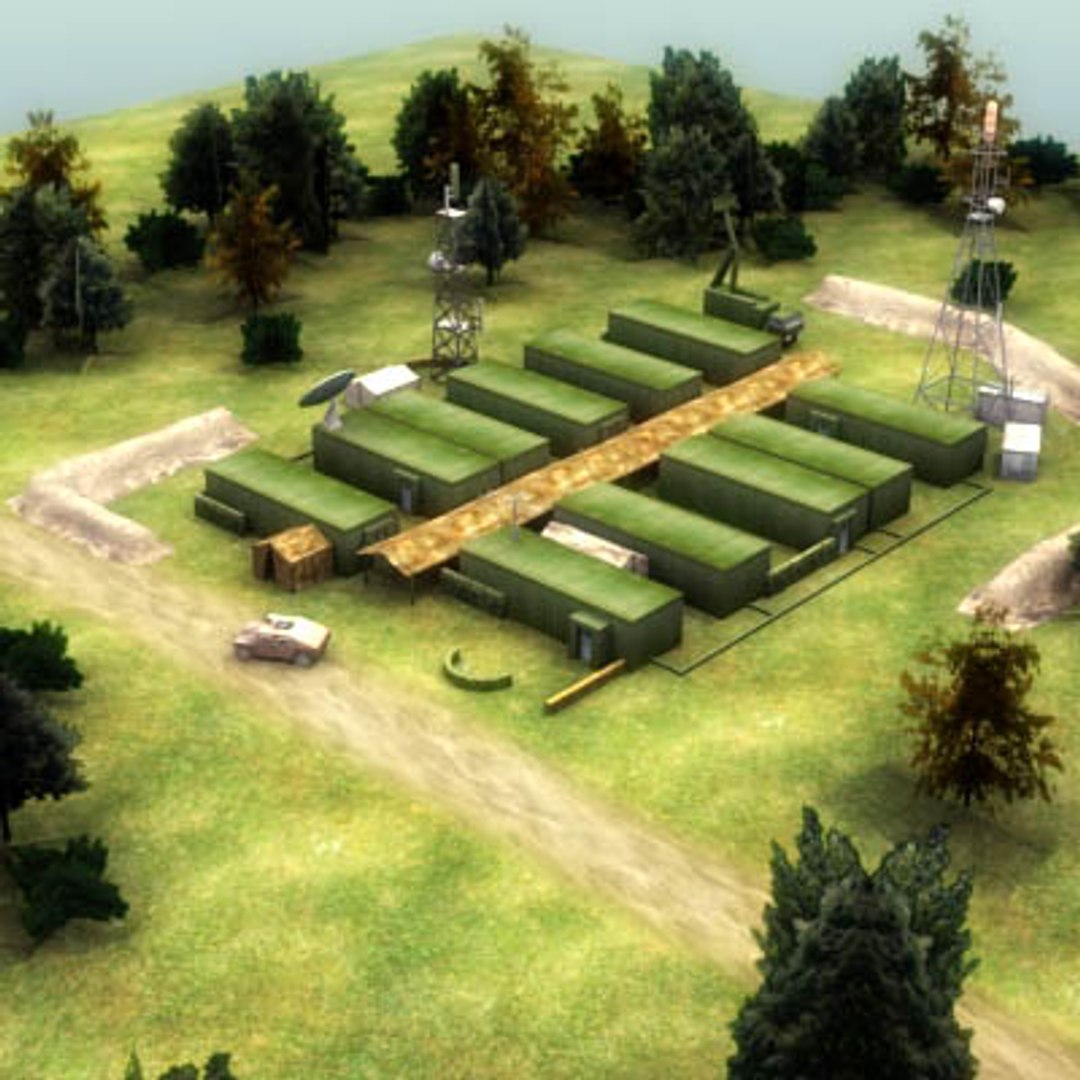 Dcrc Command Post Military 3ds