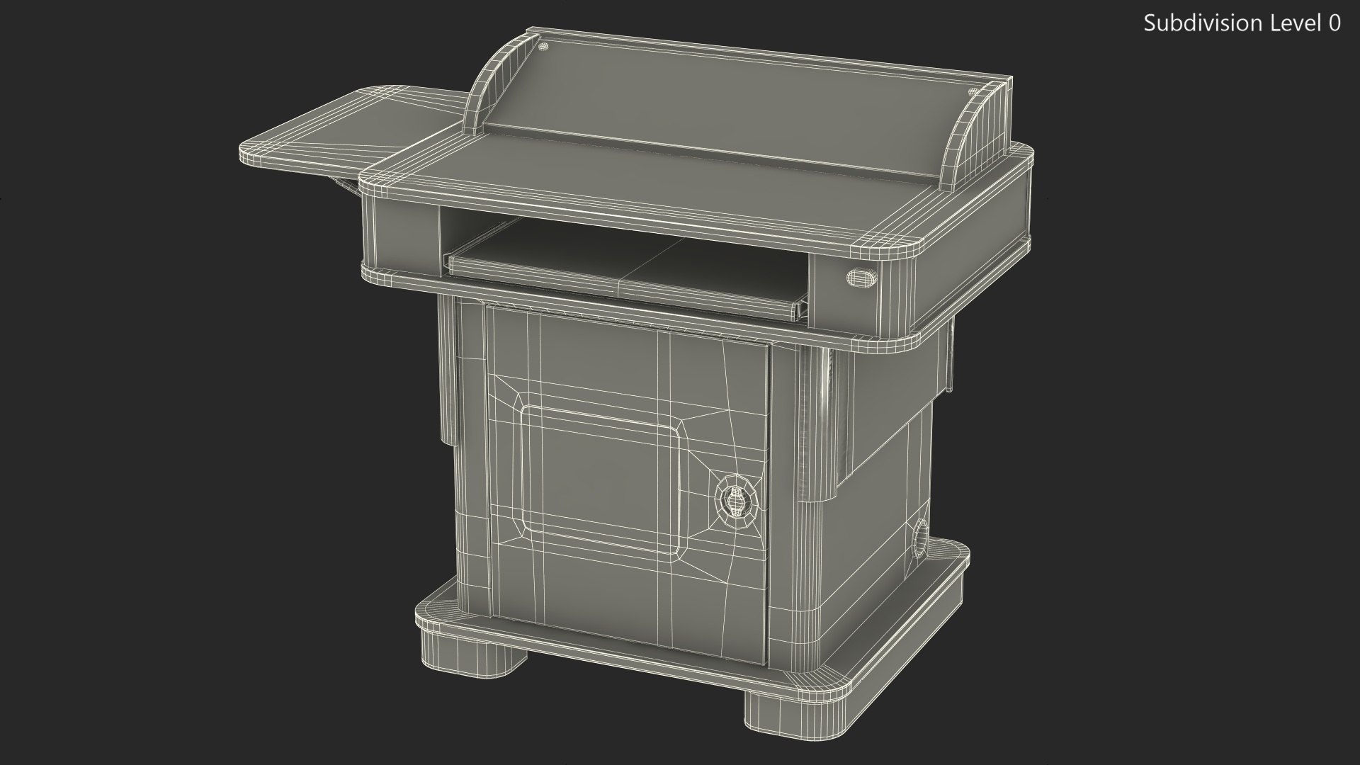 Multimedia Lectern Model - TurboSquid 2071253