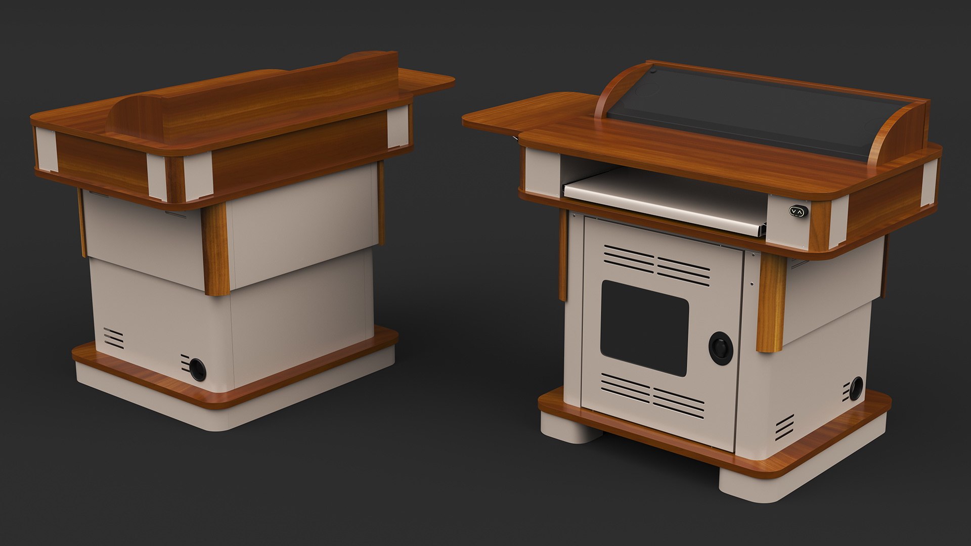 Multimedia Lectern Model - TurboSquid 2071253