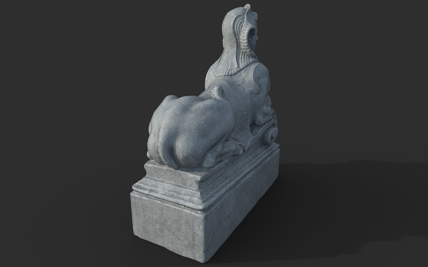 Sphinx Statue Creature 3D Model - TurboSquid 1539912