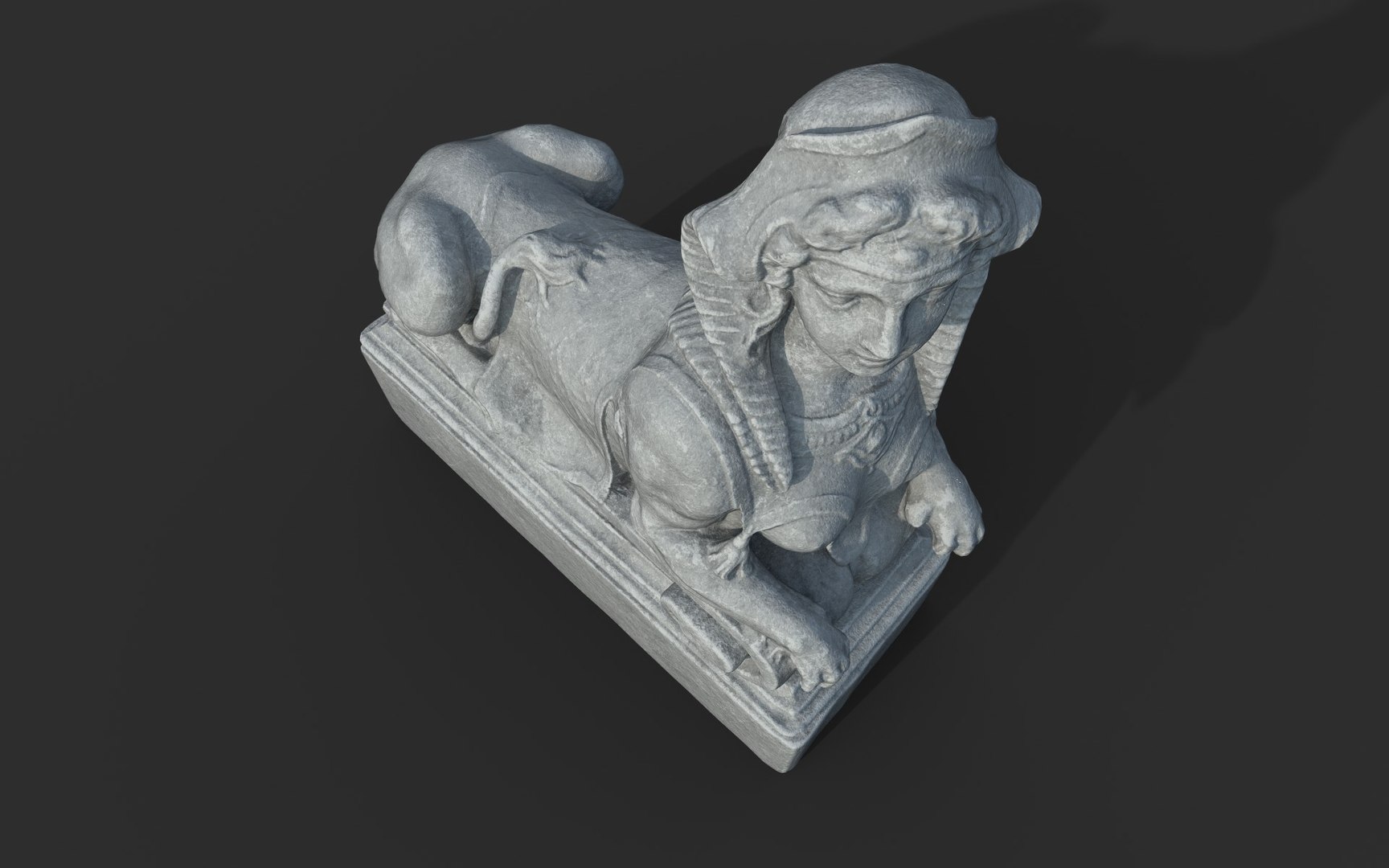 Sphinx Statue Creature 3D Model - TurboSquid 1539912