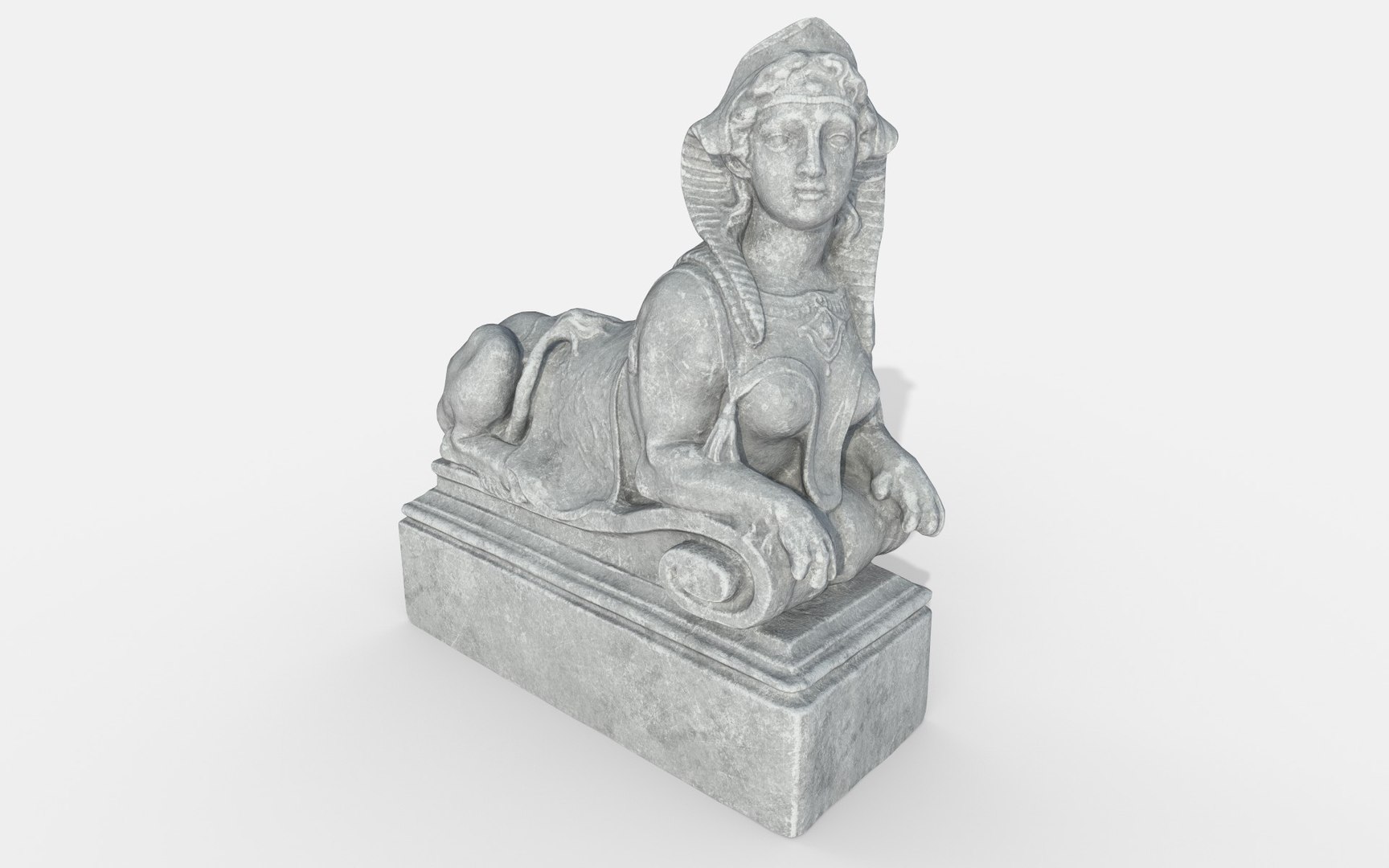 Sphinx Statue Creature 3D Model - TurboSquid 1539912