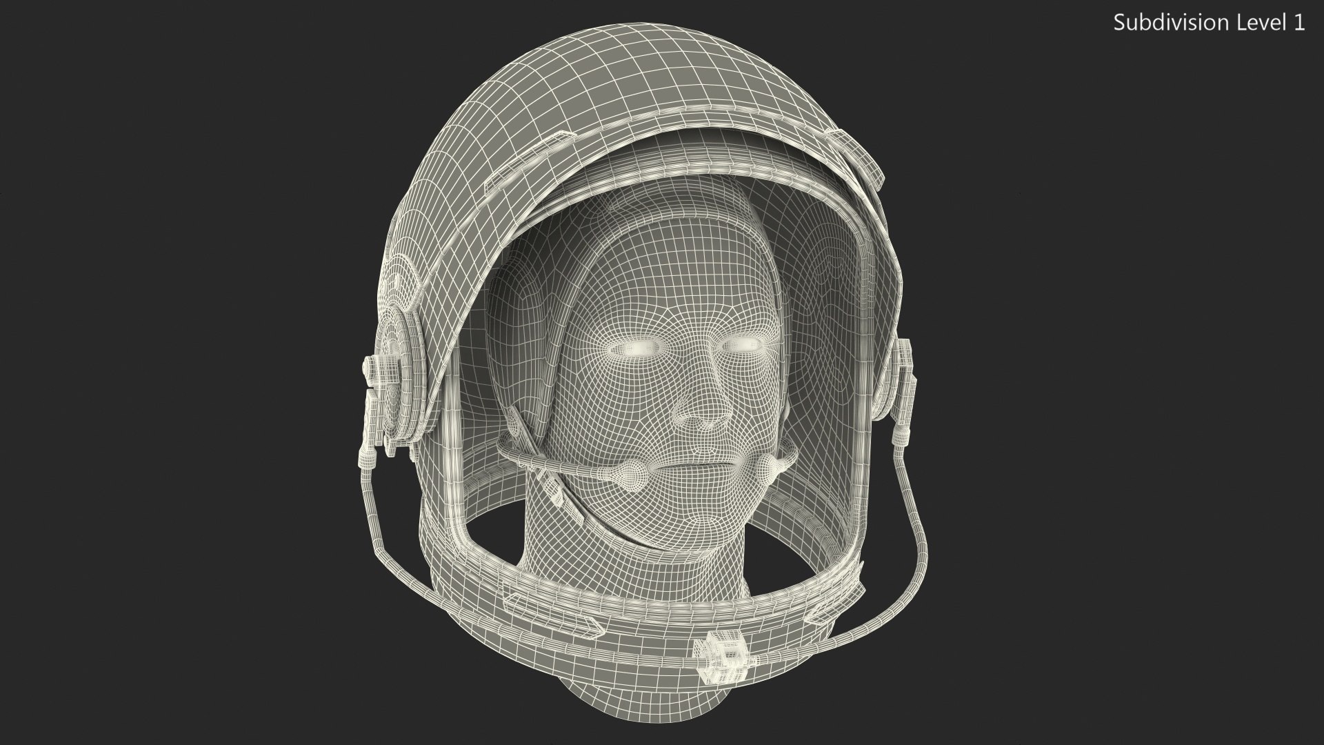 3D astronaut helmet model - TurboSquid 1567764