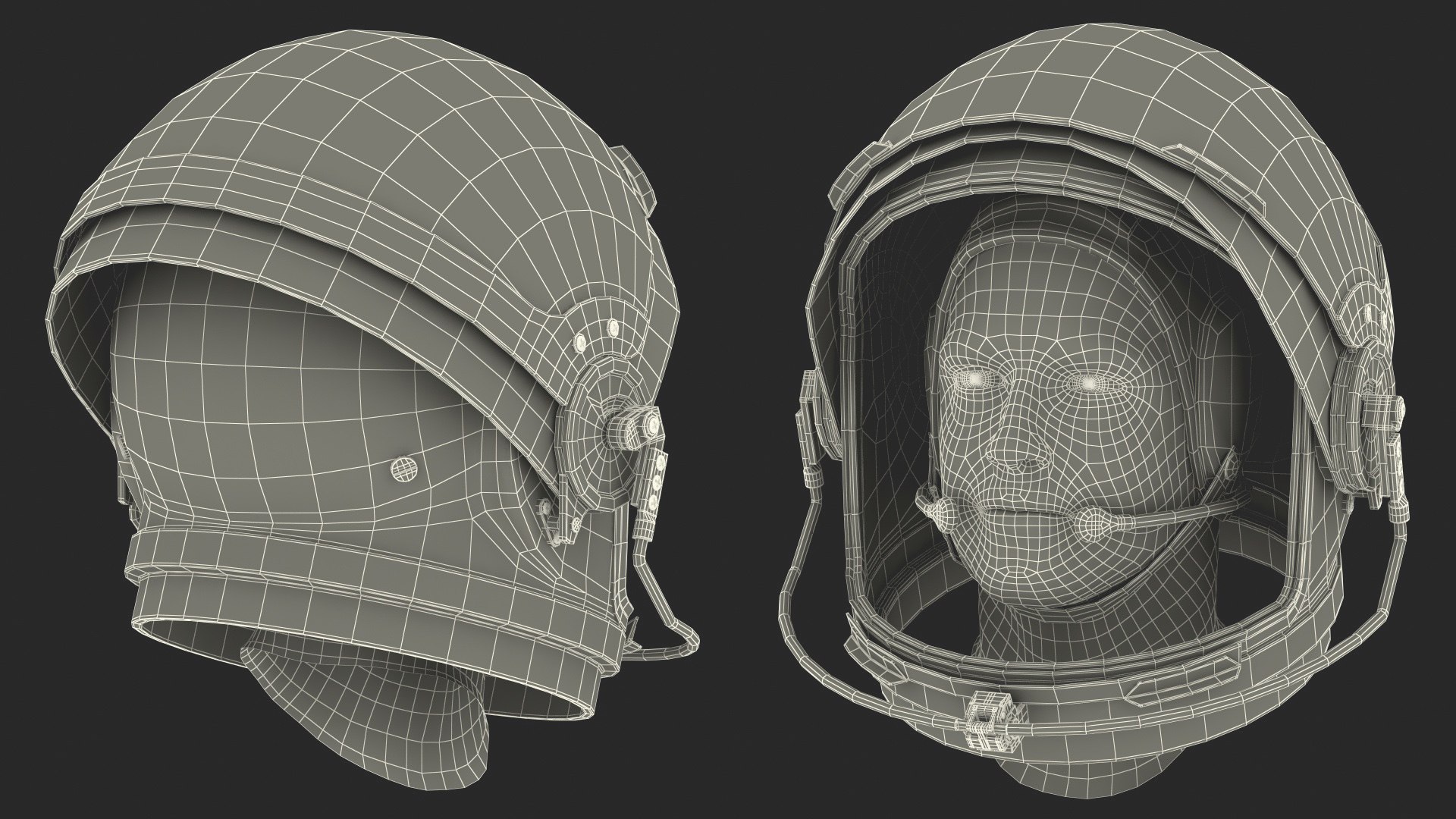 3D astronaut helmet model - TurboSquid 1567764