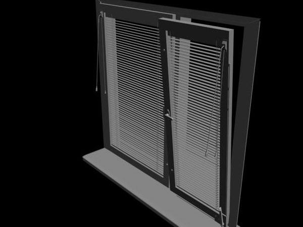 window blinds 3d model