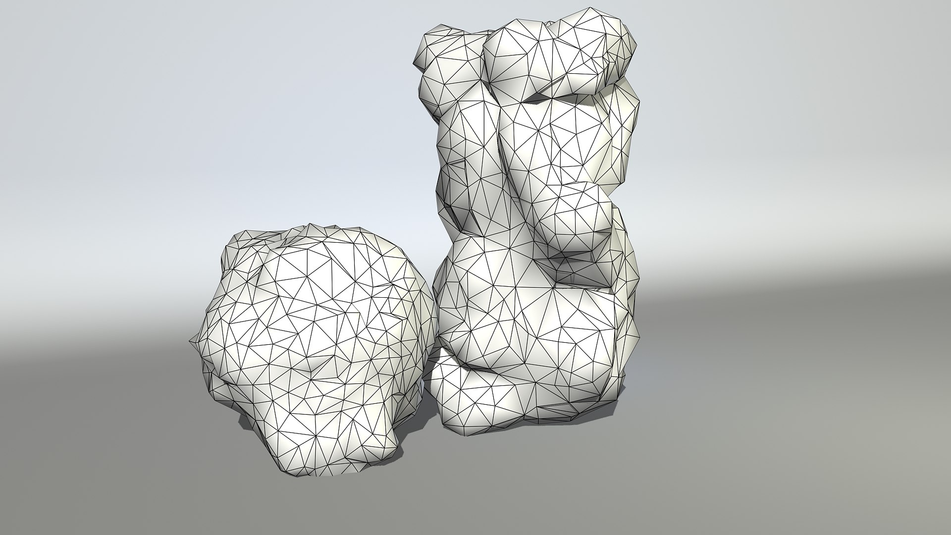 3d Model Rock Specular Normal