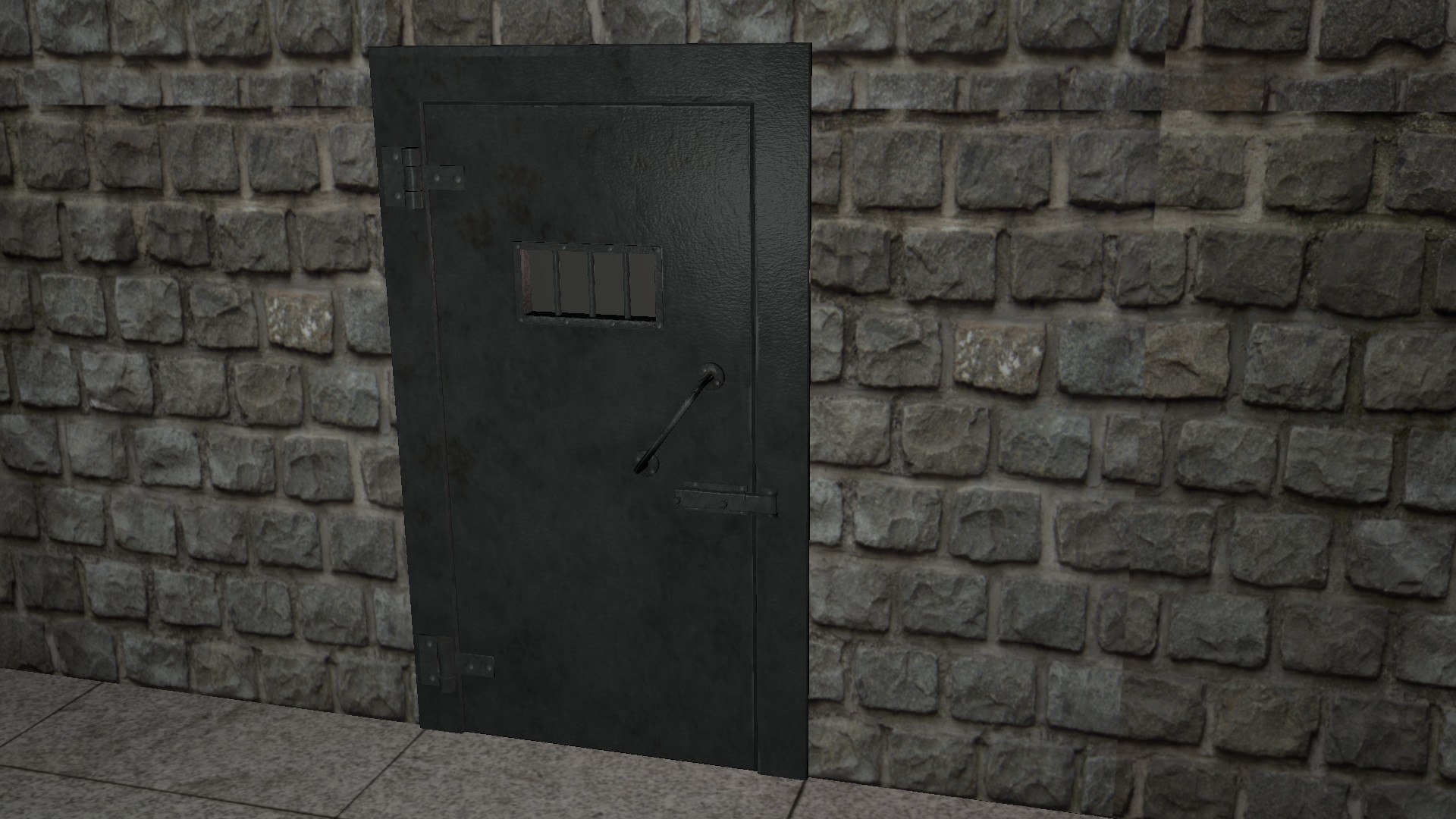Prison Door Metal 3D Model - TurboSquid 1357089