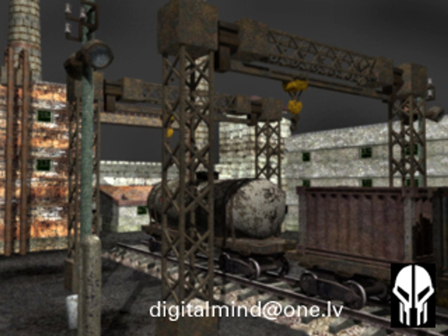 Industrial Zone Set 3d Model