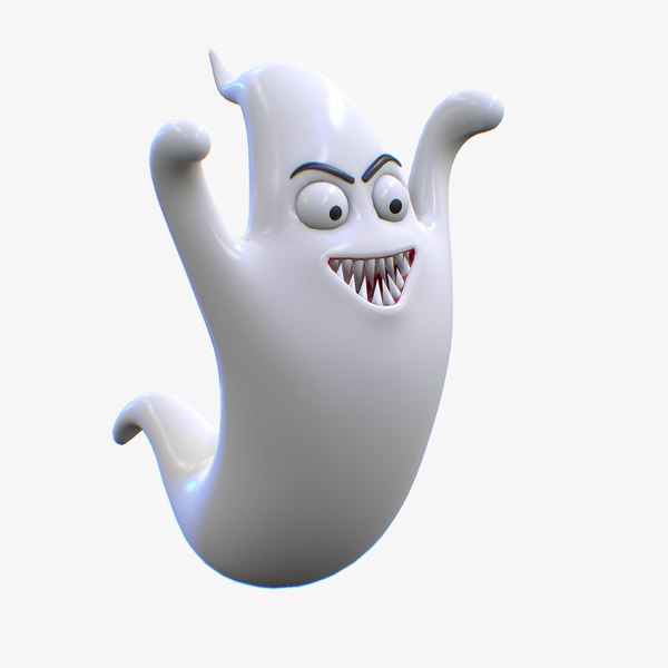 Cartoon ghost character model - TurboSquid 1339599