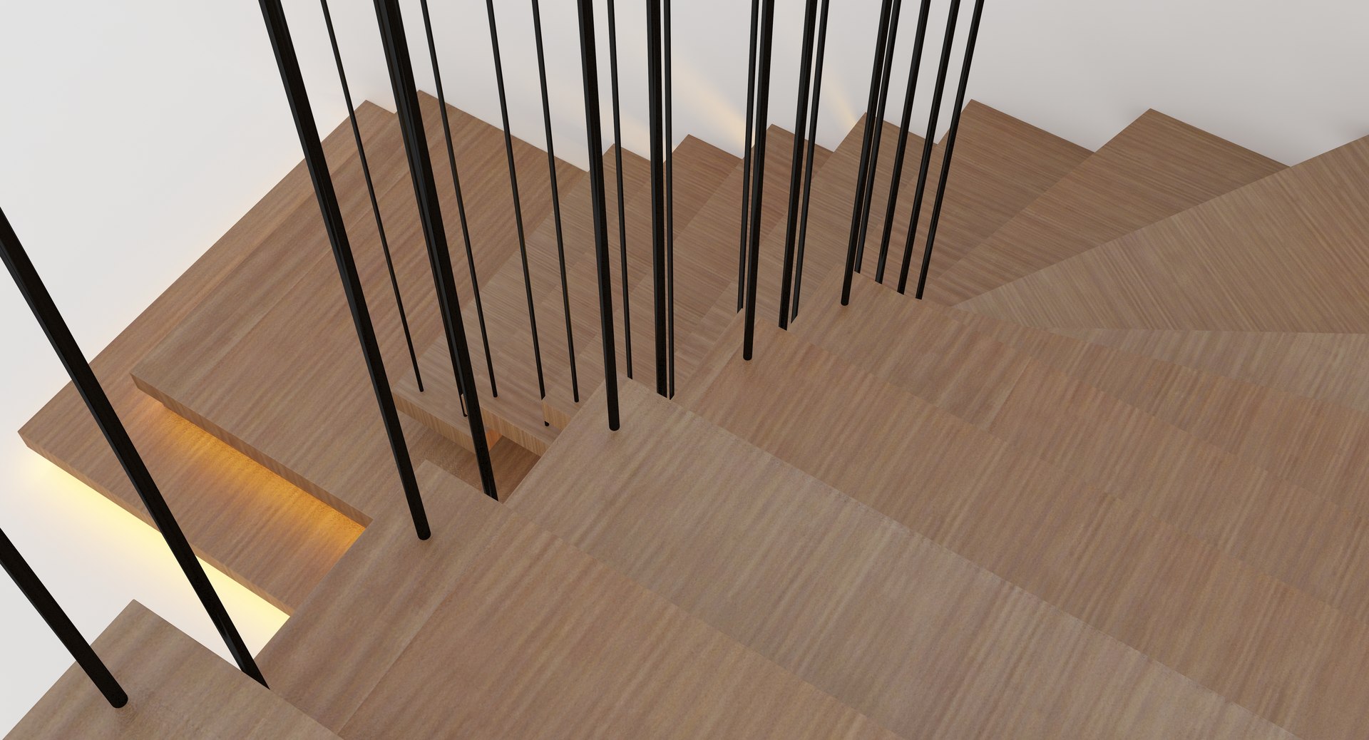 3D Modern Stairs Steps Model - TurboSquid 1359281