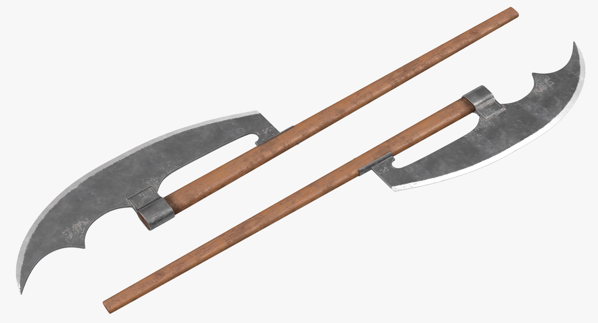 3ds Bardiche Long Poleaxe Weapon