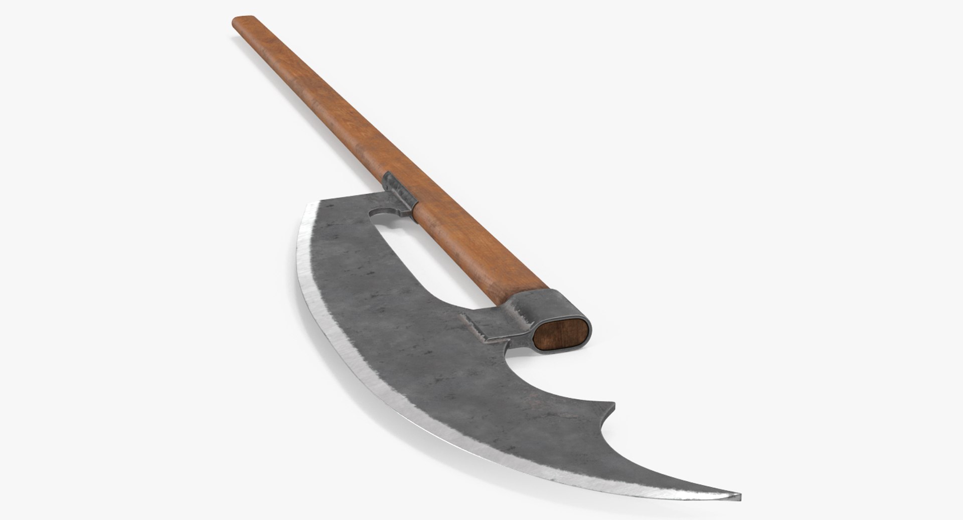 3ds Bardiche Long Poleaxe Weapon