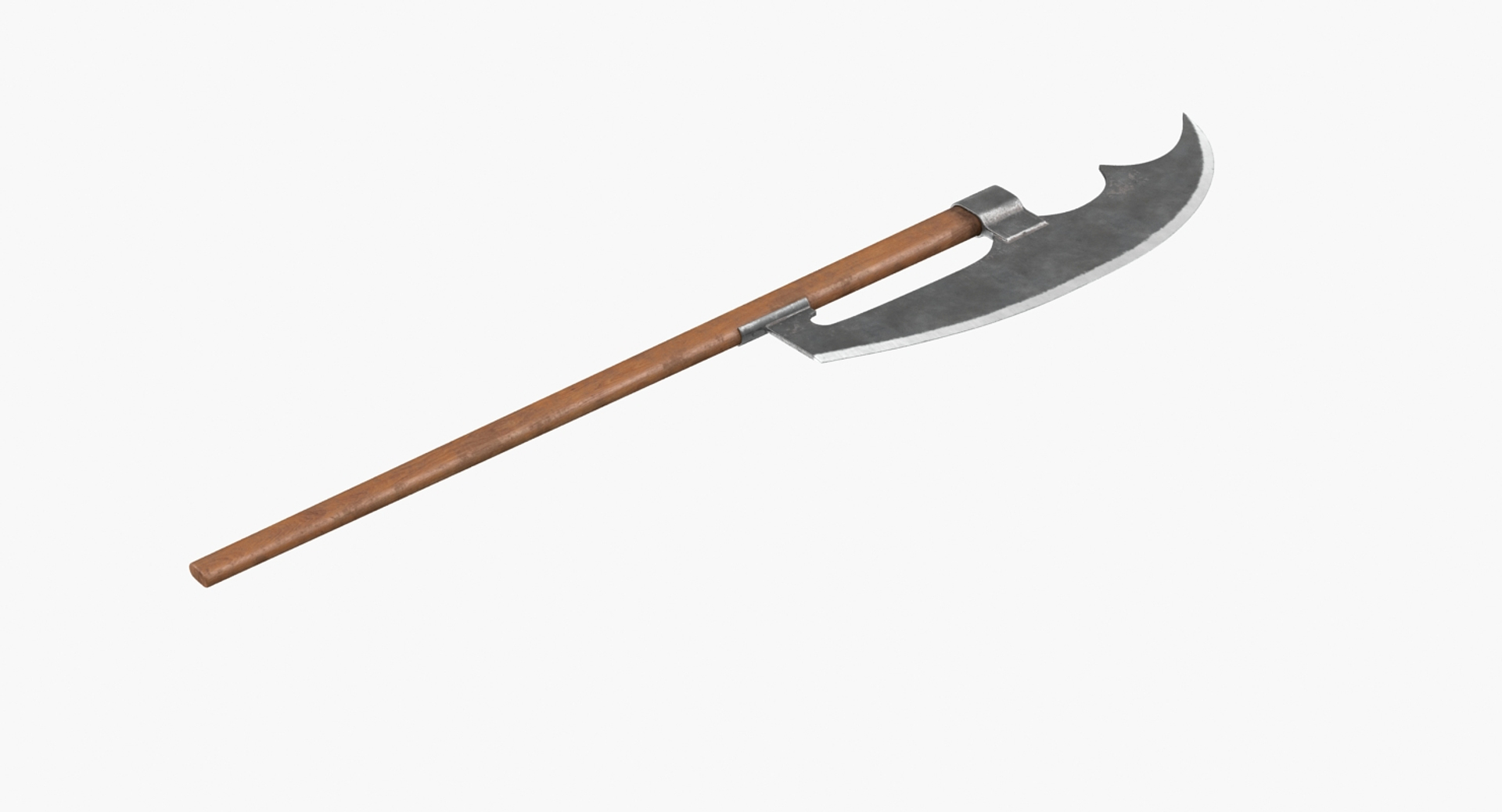 3ds Bardiche Long Poleaxe Weapon
