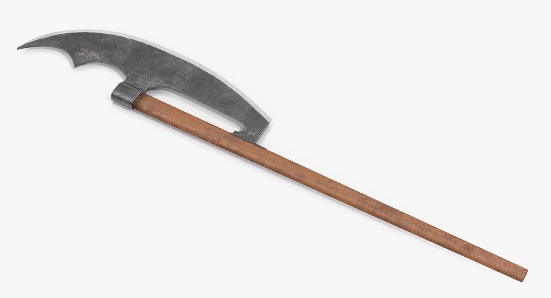 3ds Bardiche Long Poleaxe Weapon