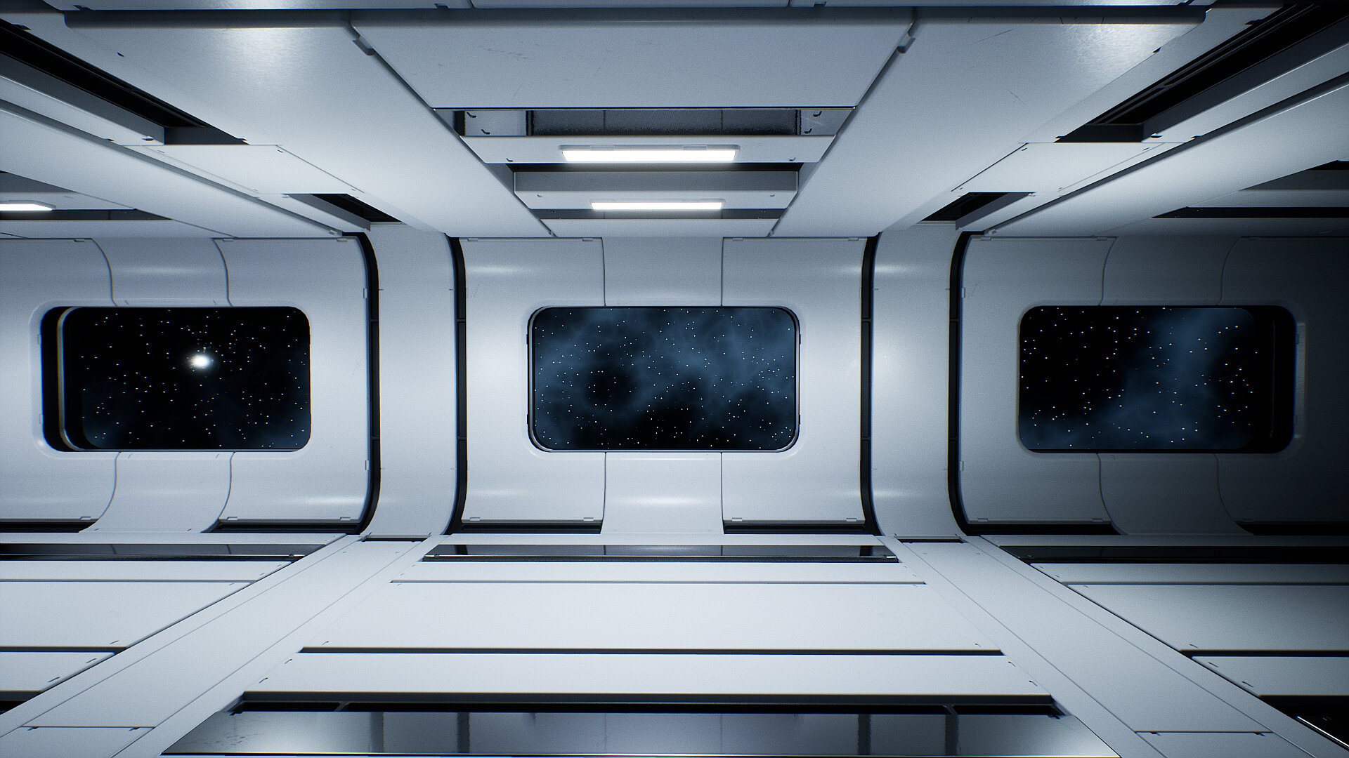3D Modular Sci-fi Interior Model - TurboSquid 1647598