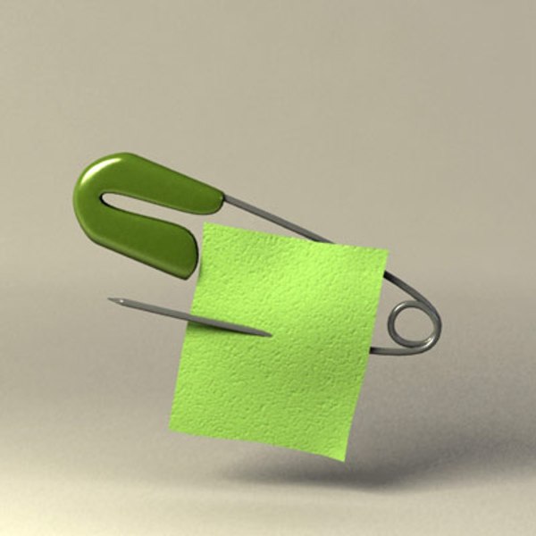 3ds max safety pin