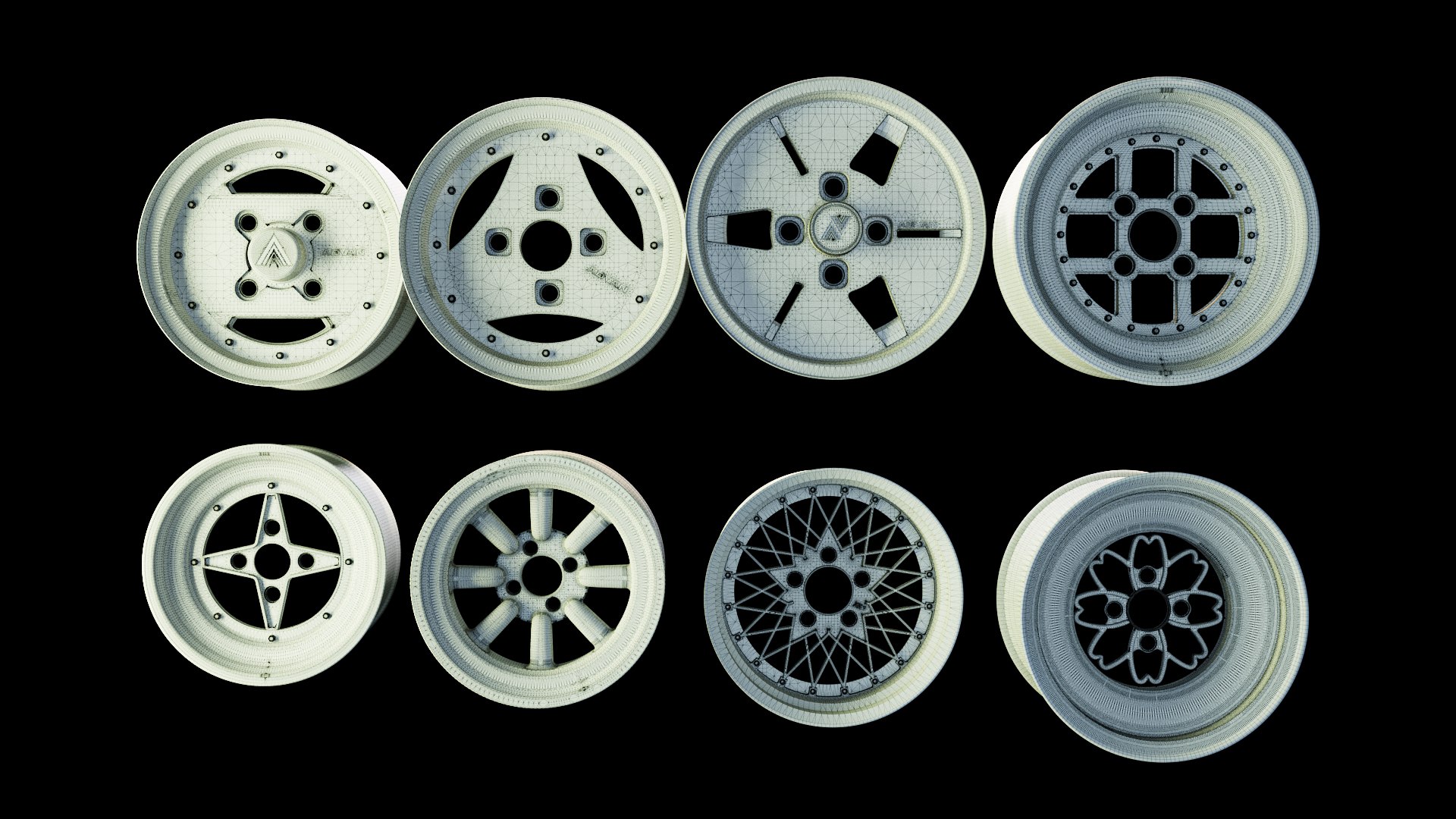 RARE JDM RIMS WHEELS 3D - TurboSquid 1792368