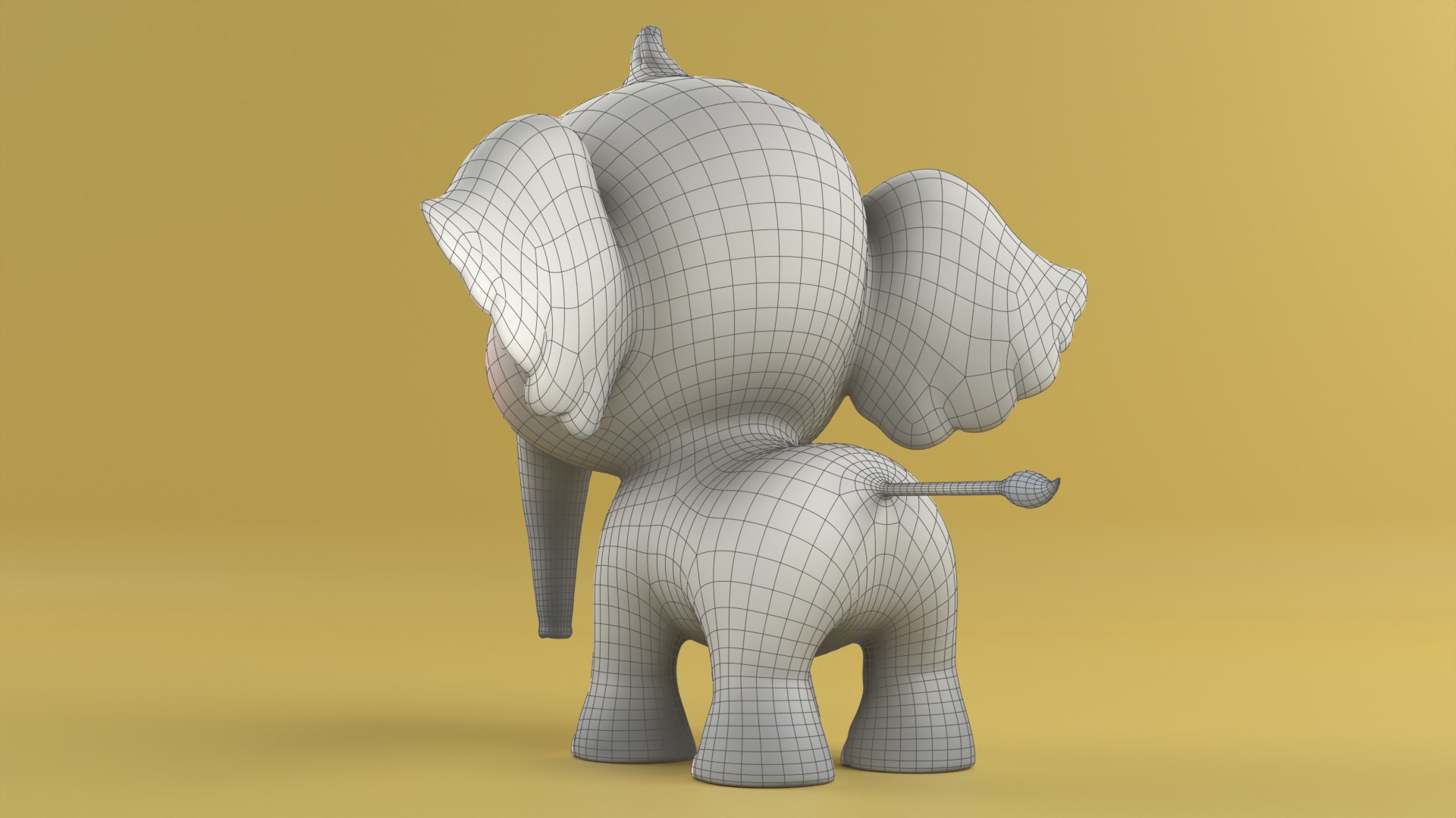3D Cartoon Elephant Rig - TurboSquid 2417372