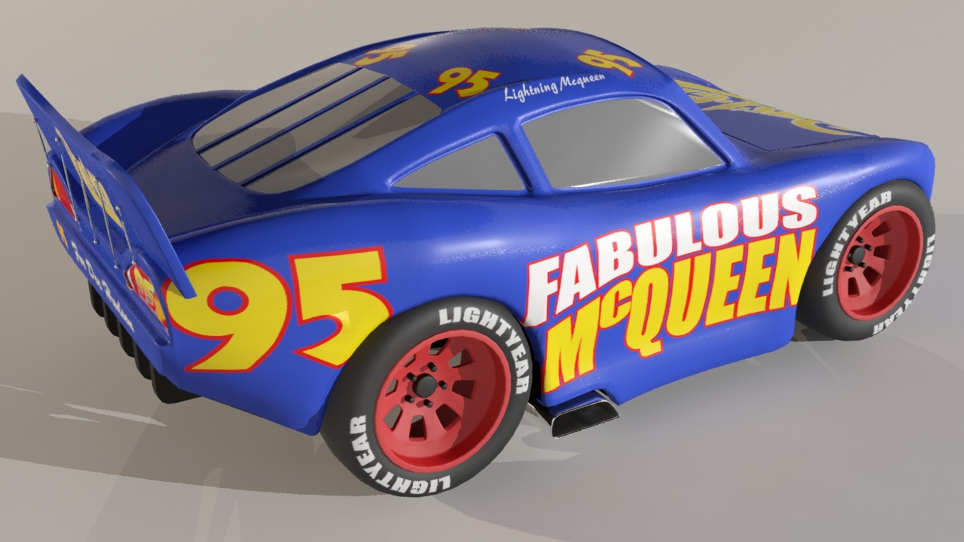 Fabulous Lightning Mcqueen 3D Model - TurboSquid 1302953