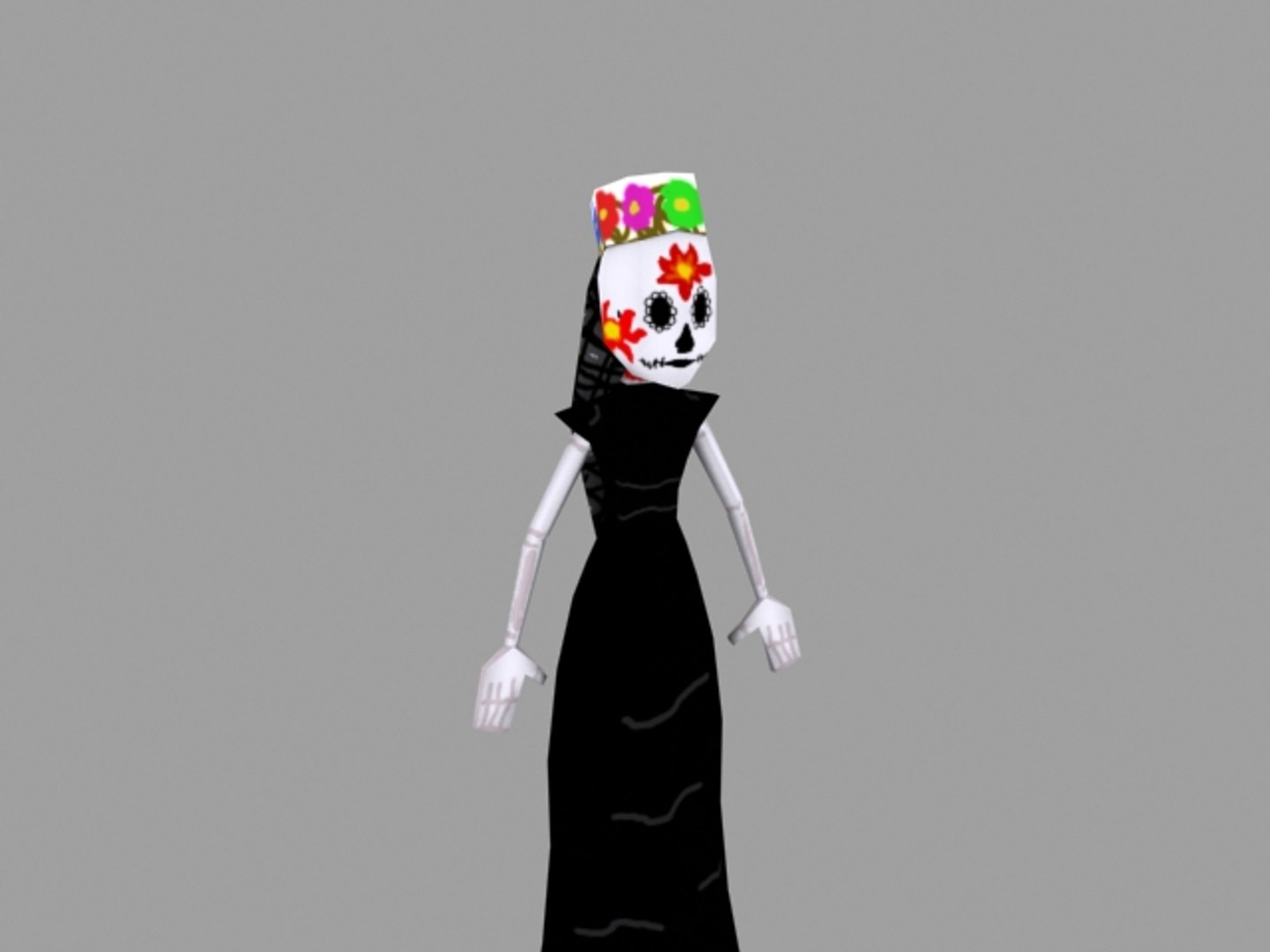 3d Model Of Catrina Games Ds
