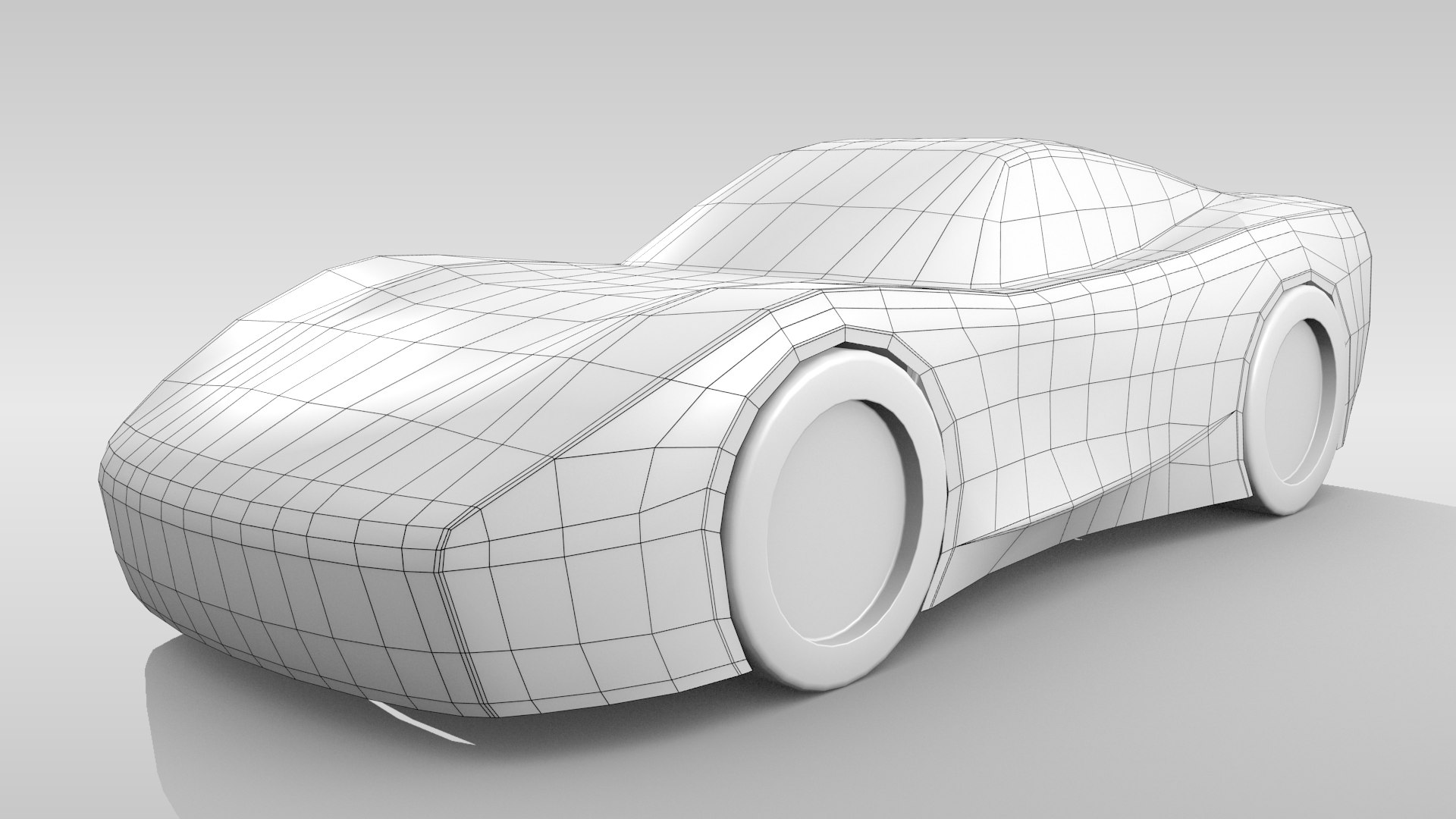 Sports Car Base 3D Model | 1145115 | TurboSquid