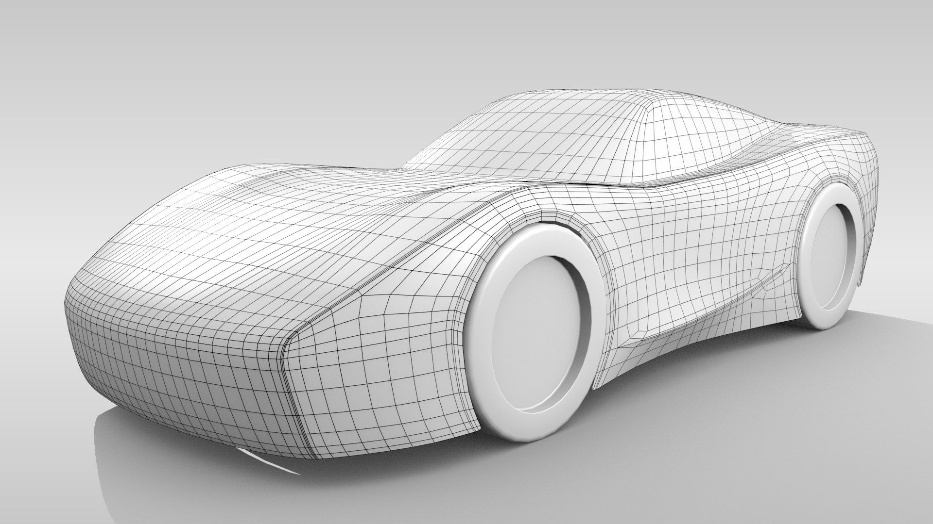 Sports Car Base 3D Model | 1145115 | TurboSquid
